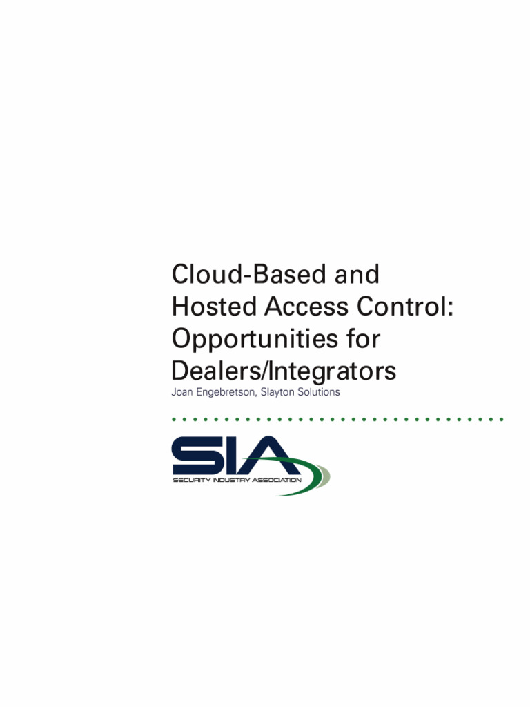 Cloud Based Access Control | PDF | Access Control | Web Application