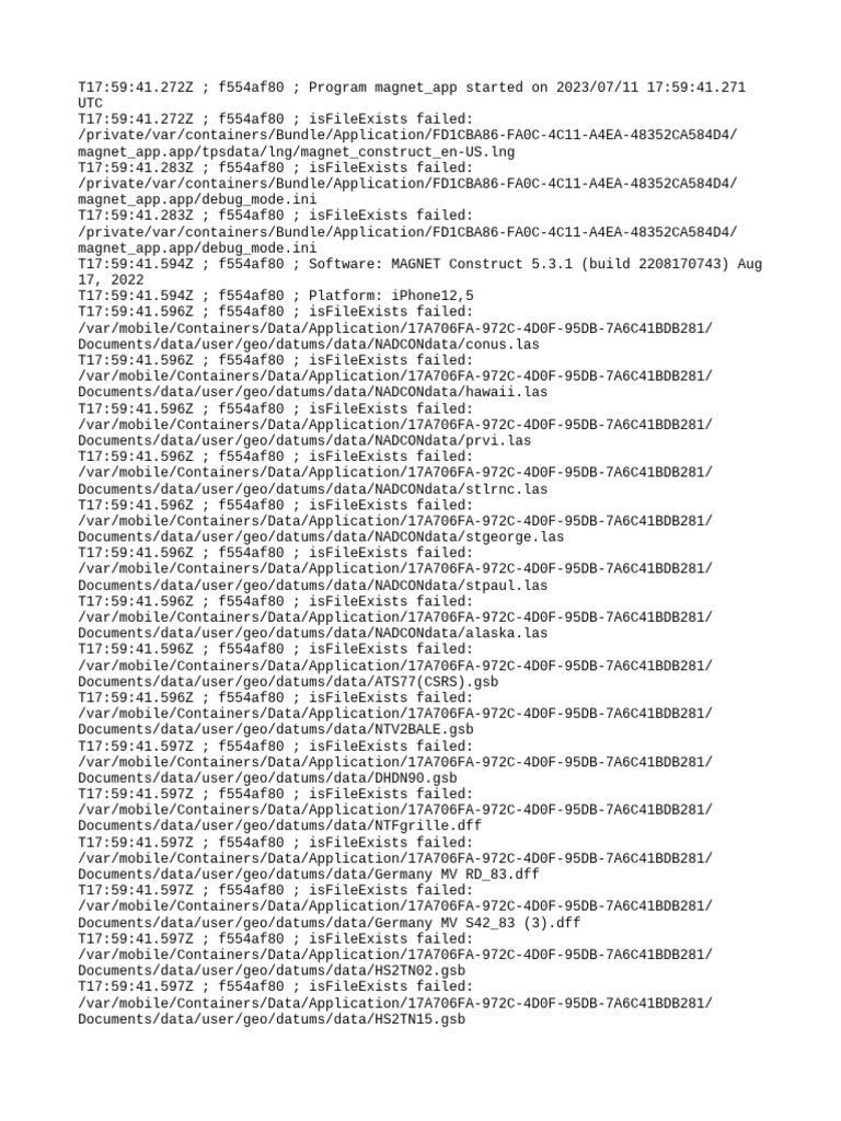 Magnet App9.Log | PDF | Application Software | Computer Science