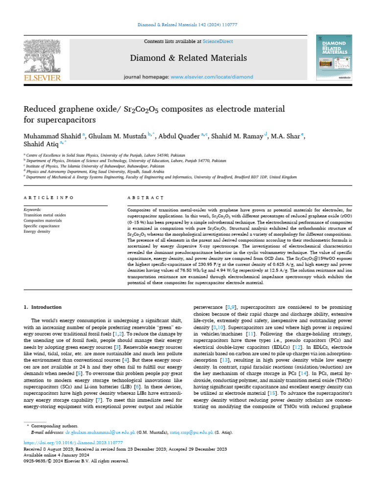 Diamond and Related Materials | PDF | Physical Sciences | Chemistry