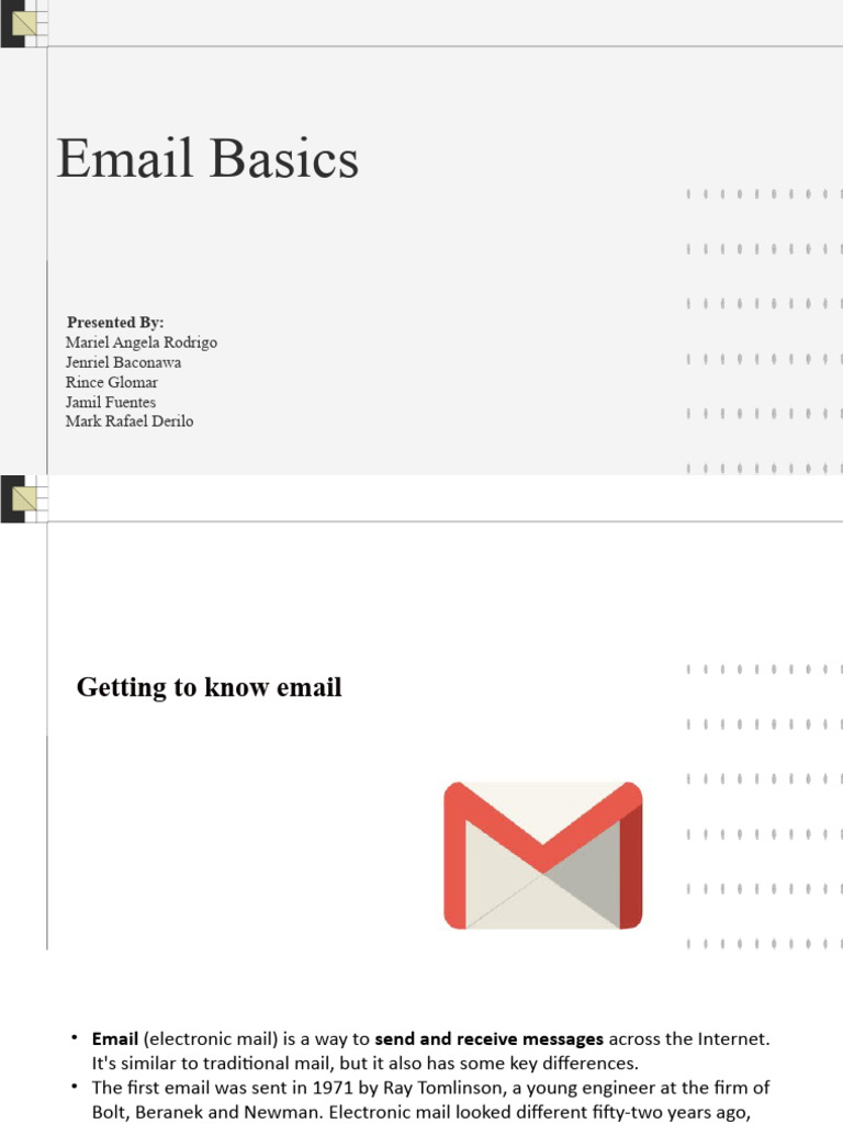 Email Basics | Download Free PDF | Email Spam | Online Services