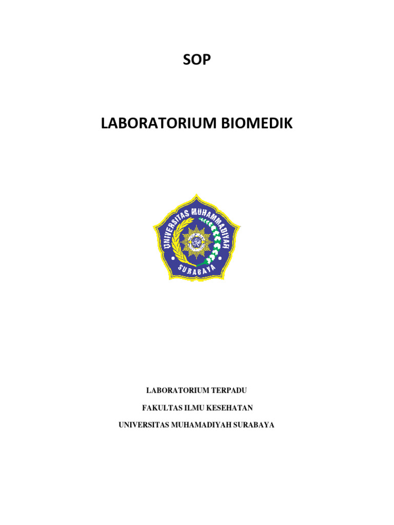 Sop Alat Lab Biomedik | PDF
