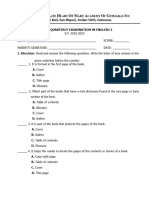 ENGLISH 10 Q3 Remedial With Answer Key | PDF | Depression (Mood)