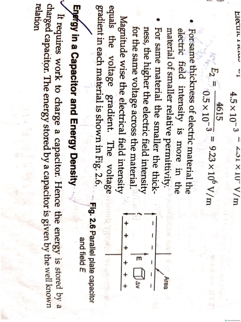 EEM Unit 4 Energy Density Derivation | PDF EEM Unit 4 Energy Density Derivation | PDF