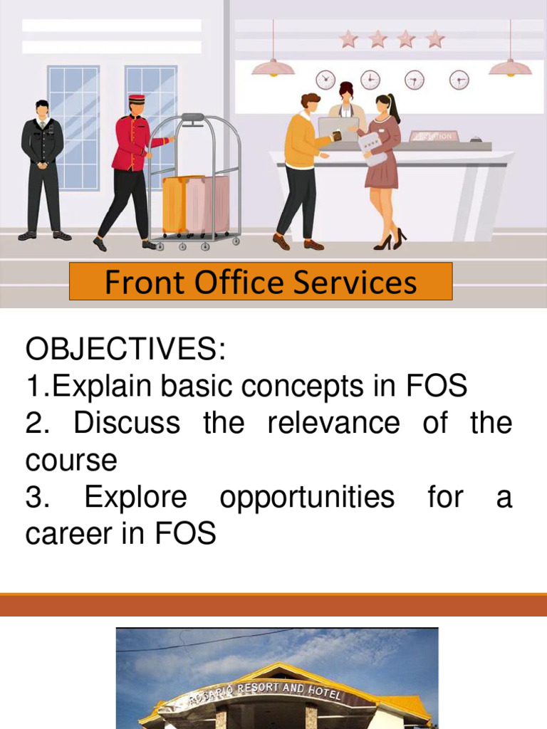 Front Office Services Introduction | PDF | Business