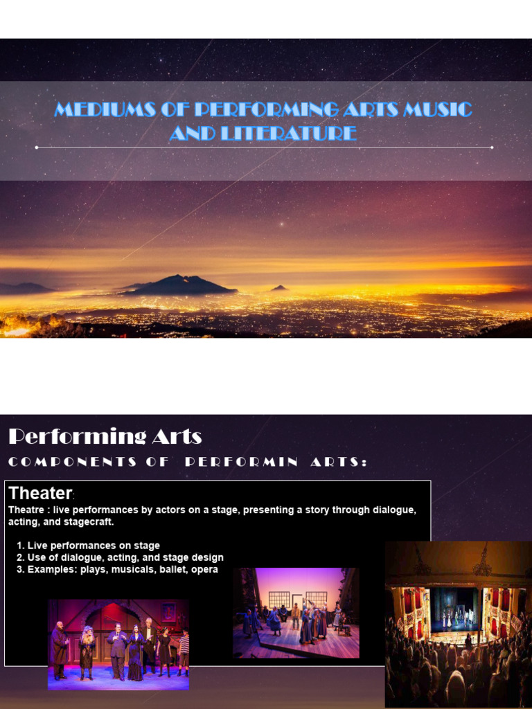 Chapter 2 Mediums of Performing Arts Music and Literture | PDF | Performing Arts | Hip Hop Music