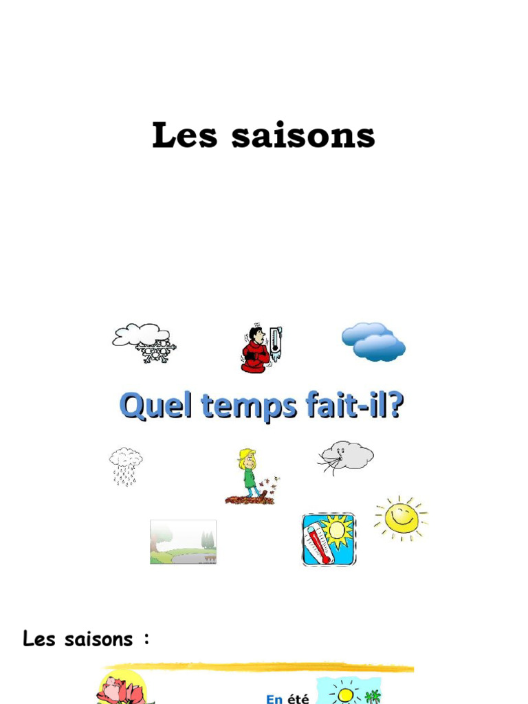 Les Saisons | PDF | Arts du langage et discipline | Art