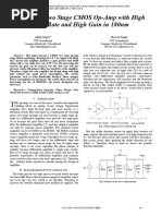 Two-Stage Amplifier Design Overview | PDF | Amplifier | Operational ...