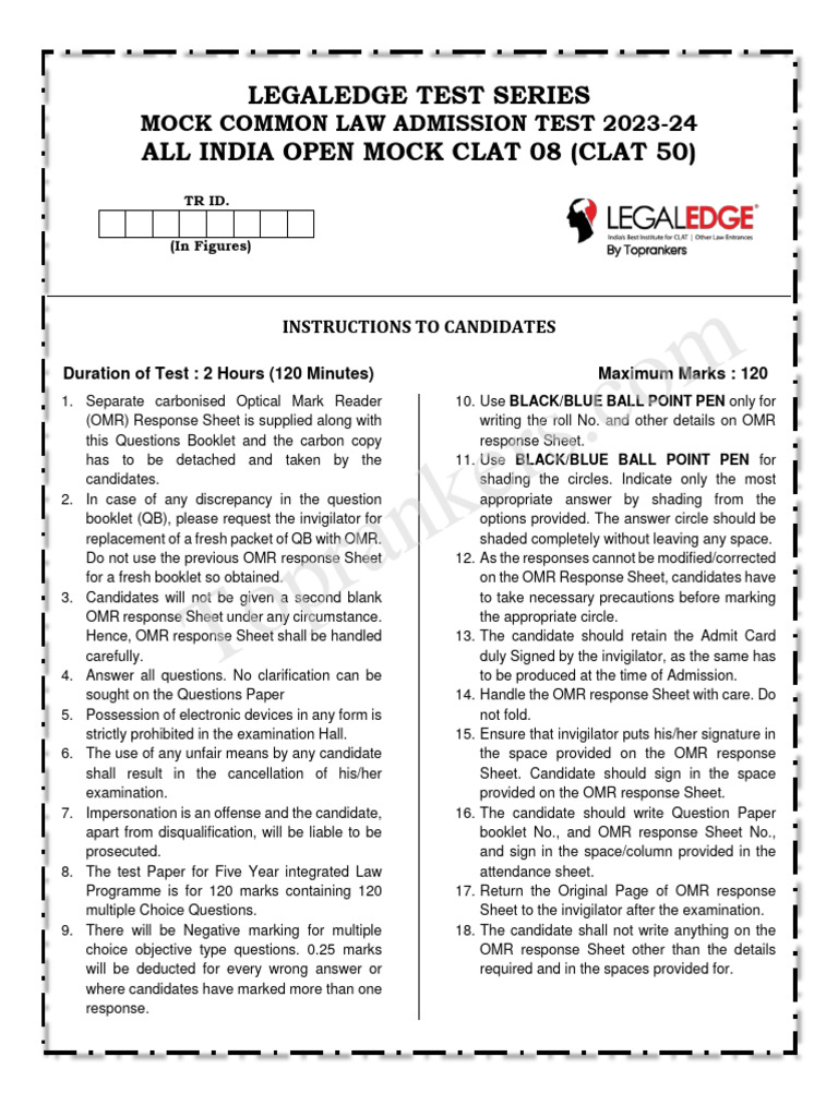 Mock CLAT QP | PDF | Cryptocurrency | Pension