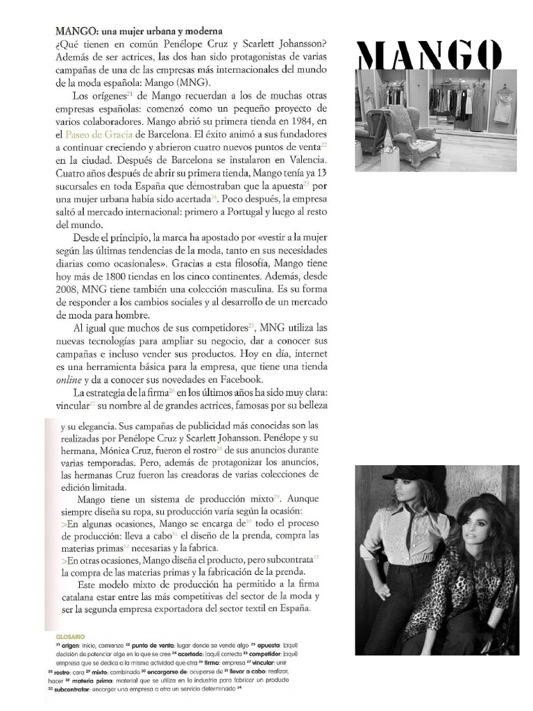 HISTORIA EMPRESA Mango | PDF