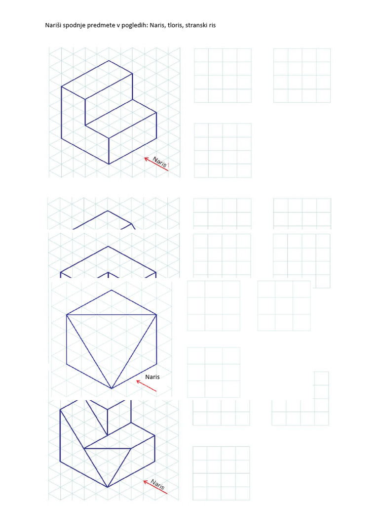 Tehnično Risanje 7.r. - PP - Različni Predmeti | PDF