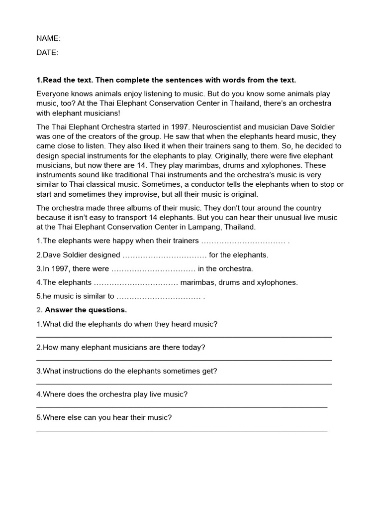 Unit 3 2nd ESO | PDF | Performing Arts | Entertainment