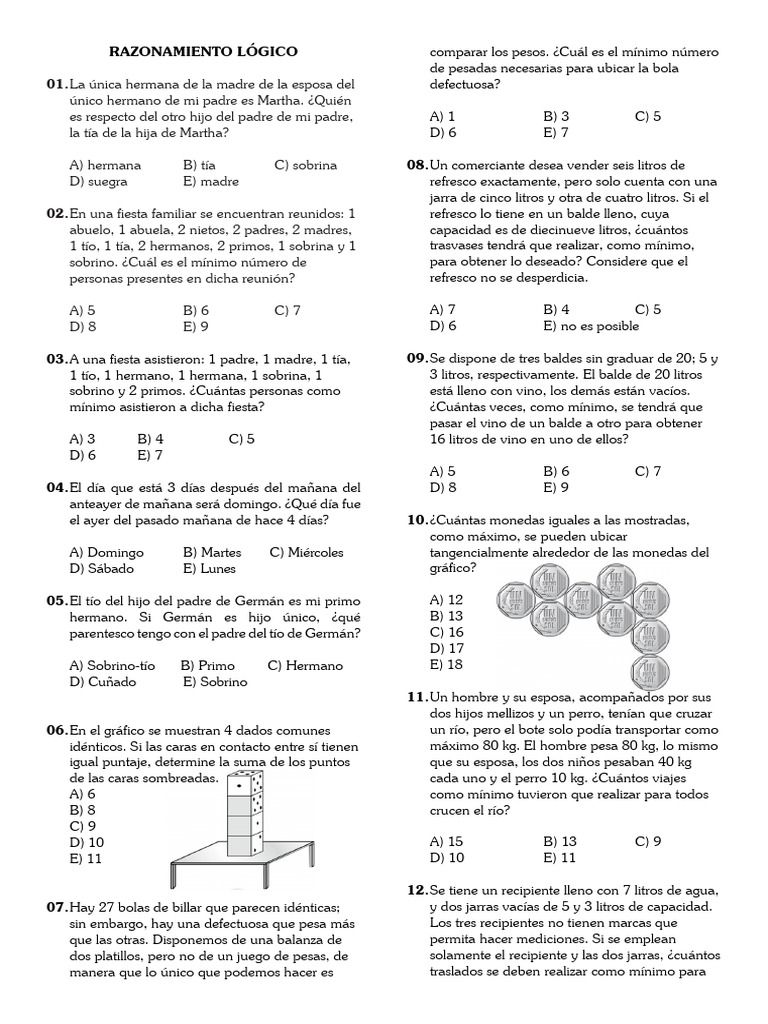 RM01 - Raz Lógico V24 | PDF