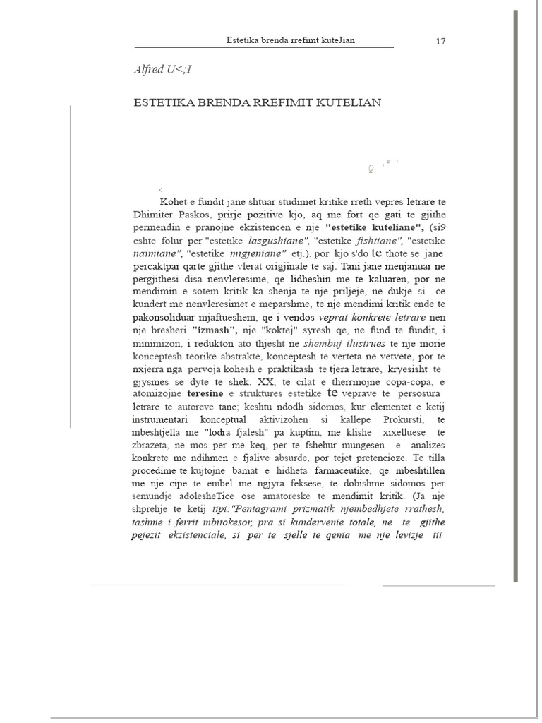 Kuteli Alfred Uçi | PDF