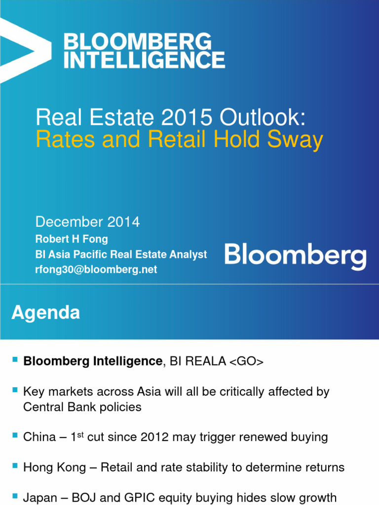 B1 2015 Outlook - Property v6 - Robert Fong | PDF | Bloomberg L.P ...