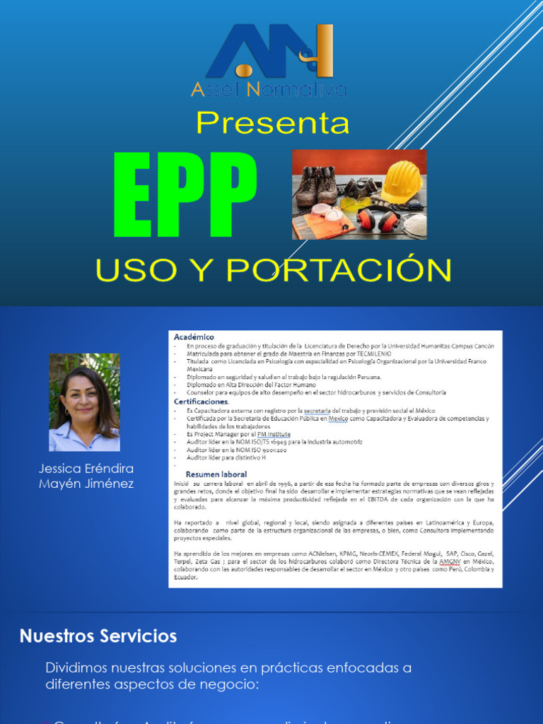 Uso Epp - Seguridad Industrial | PDF