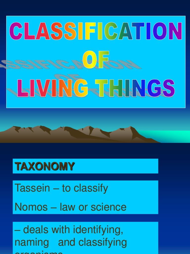 Classification of Organisms 1 | PDF | Organisms | Biological Classification
