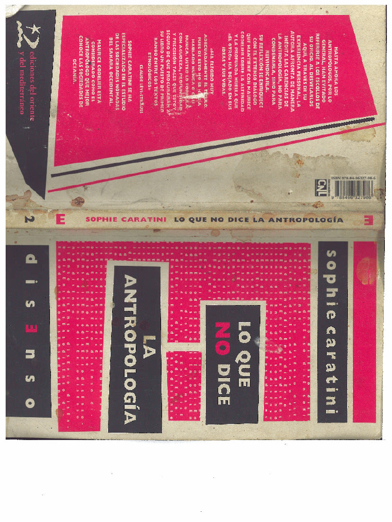 Sophie Caratini Lo Que No Dice La Antrop | PDF