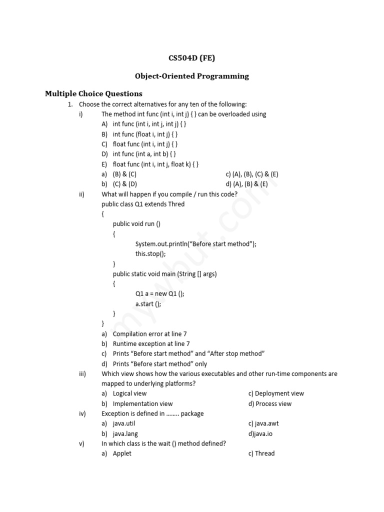 4314 Suggestions | PDF | Method (Computer Programming) | Class ...