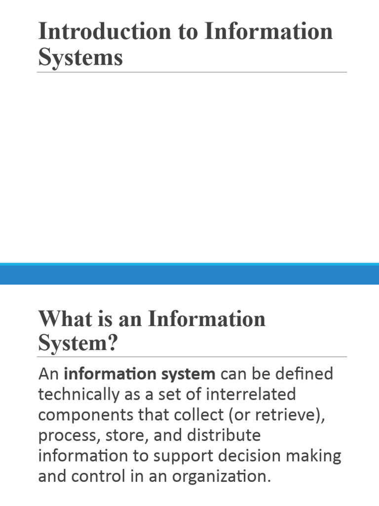 Lecture One | PDF | Computer Network | Information System
