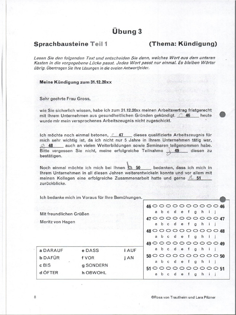 Sprachbausteine | PDF