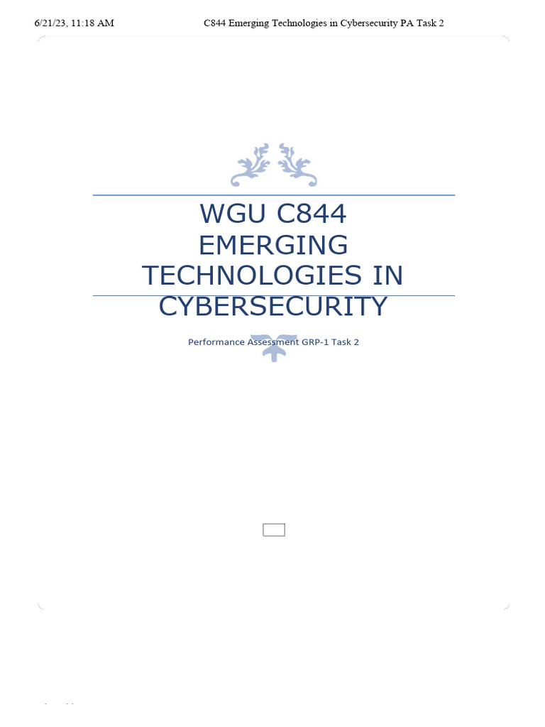 6492beef73e27 c844 Emerging Technologies in Cybersecurity Pa Task 2 ...