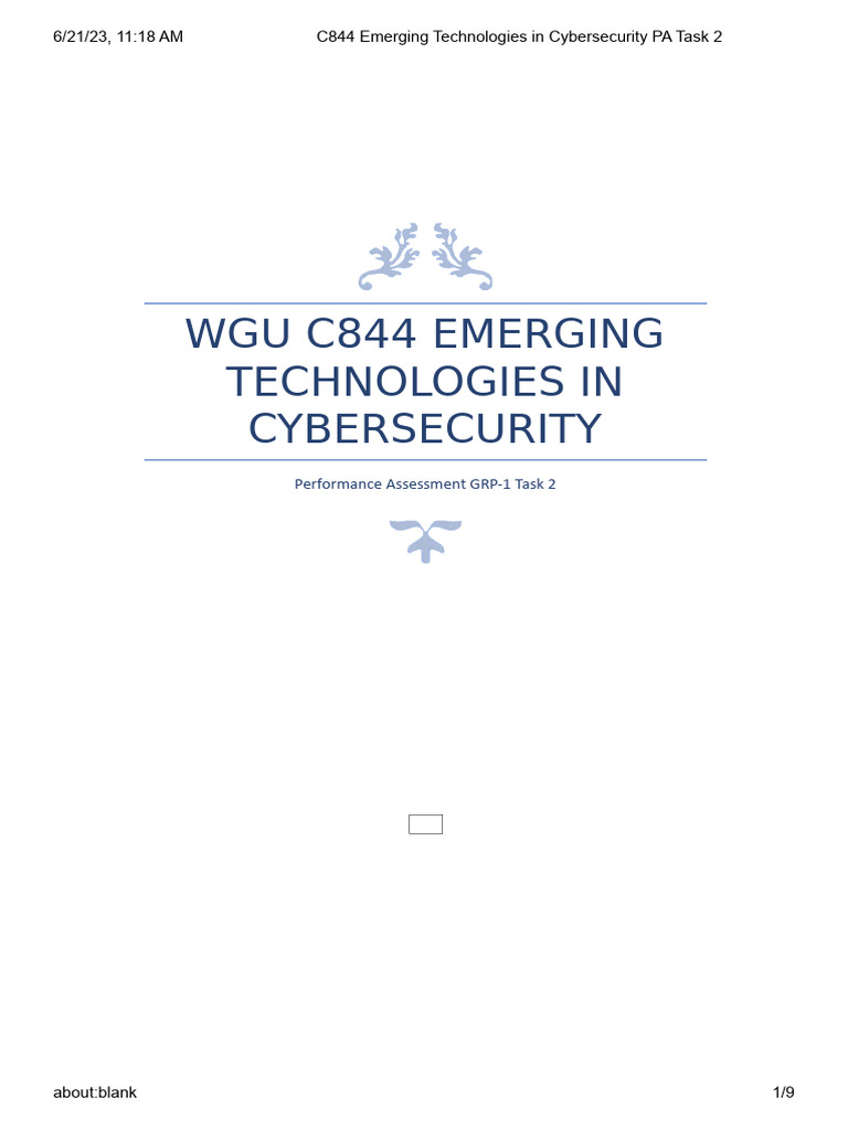 6492beef73e27 c844 Emerging Technologies in Cybersecurity Pa Task 2 ...