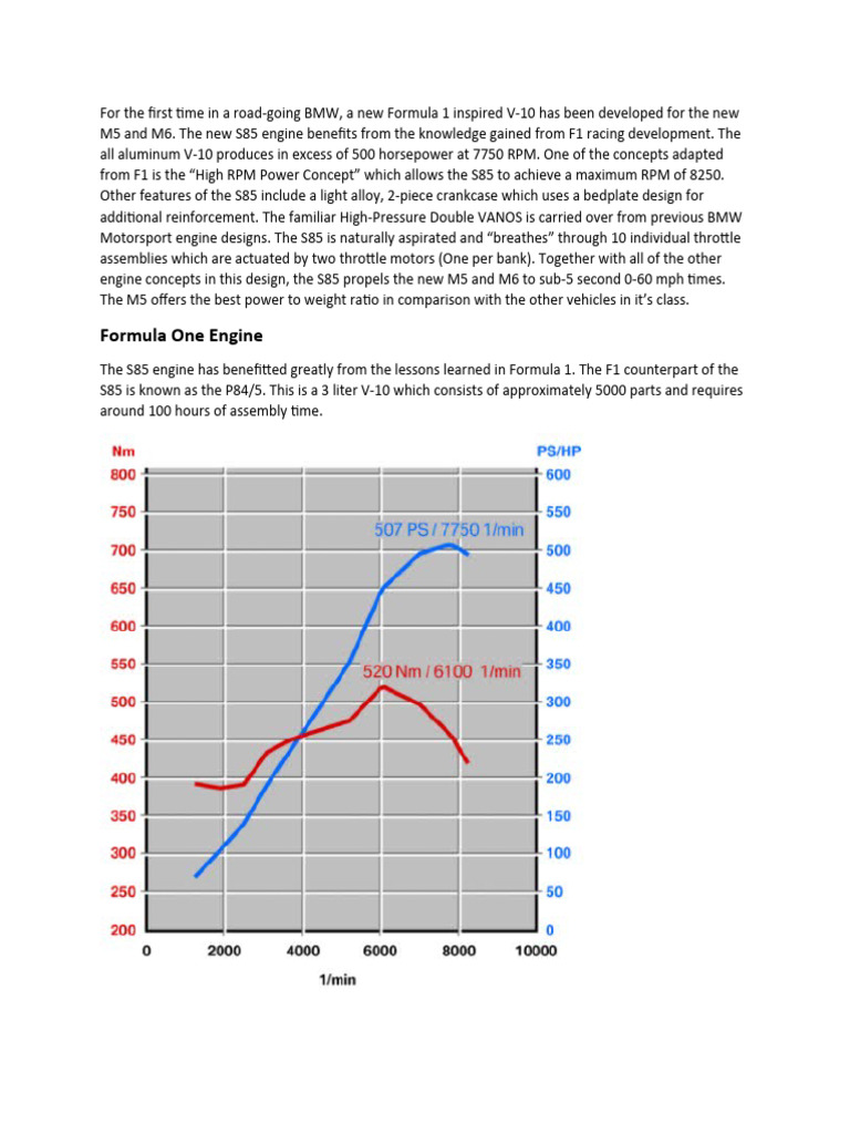 Formula One Engine | PDF | Pump | Piston