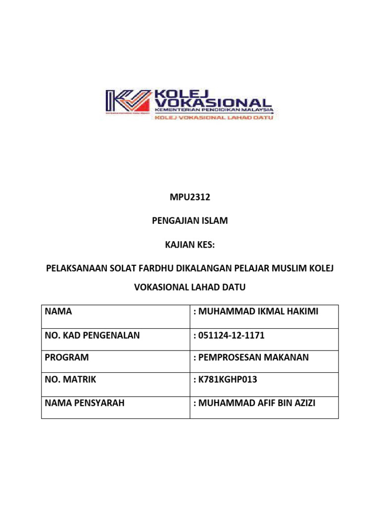 Kajian Kes PB Pai DVM | PDF