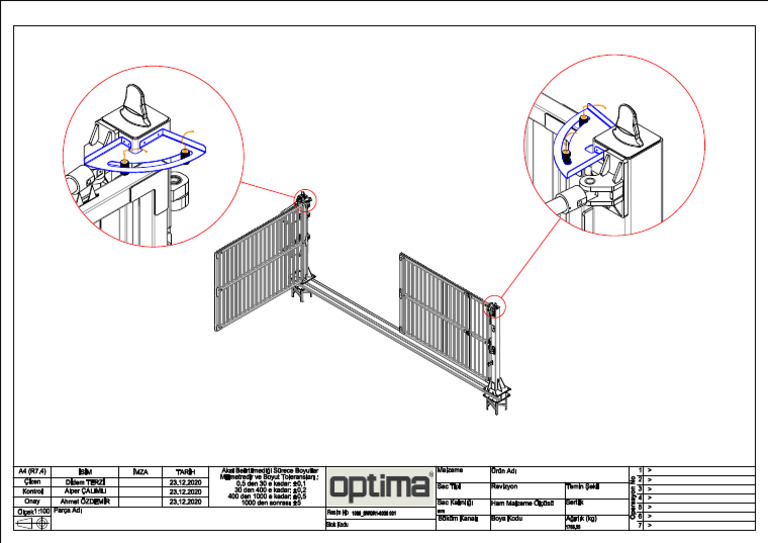 Optima Swing Gate Open Close Status Sensor Location-1 | PDF