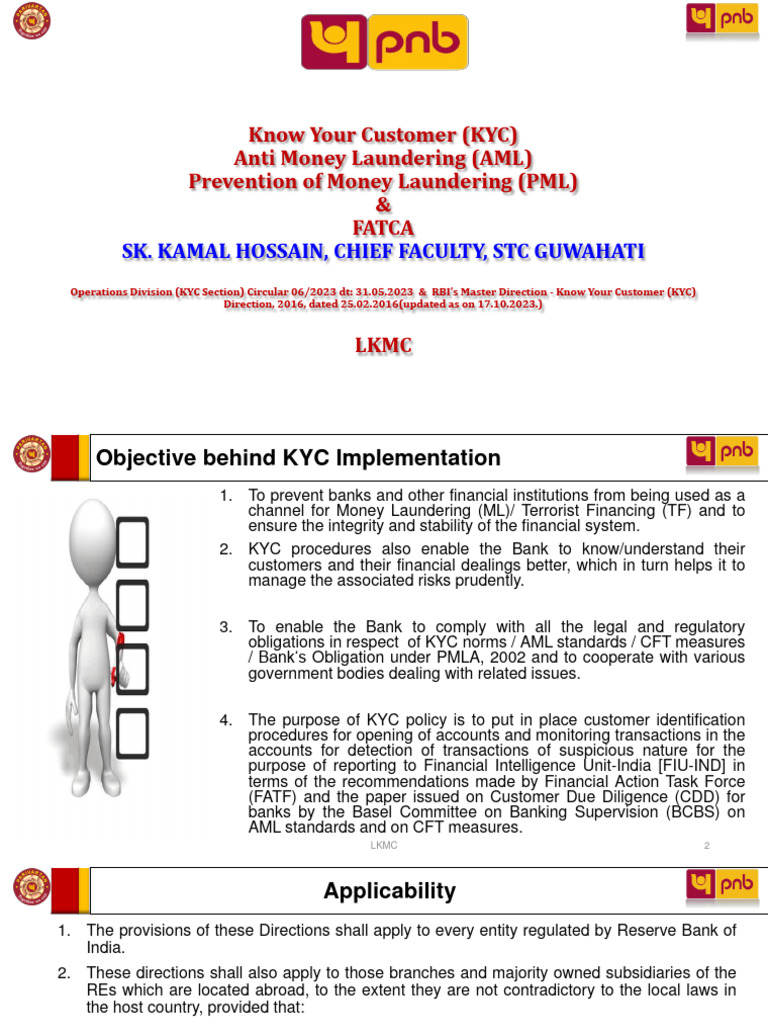 Kyc Aml and Fatca | PDF | Money Laundering | Ownership