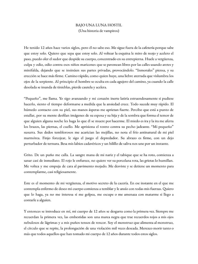 Bajo Una Luna Hostil | PDF | Las emociones Bajo Una Luna Hostil | PDF | Las emociones