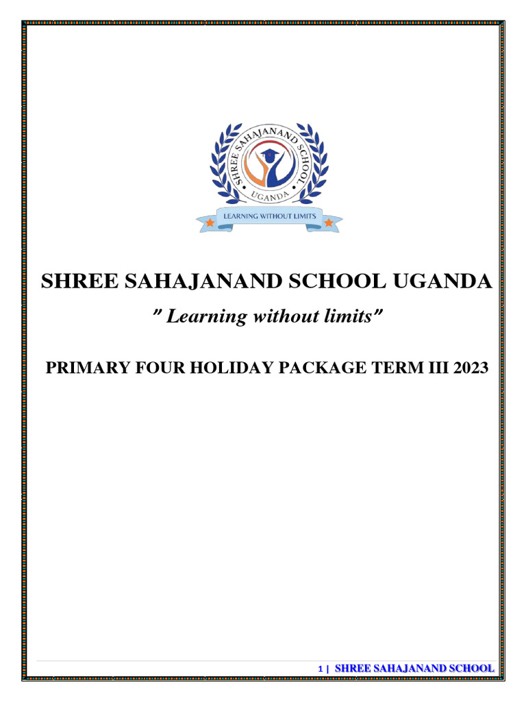 p.4 Holiday Work Term 3, 2023 | PDF | Leaf | Tooth