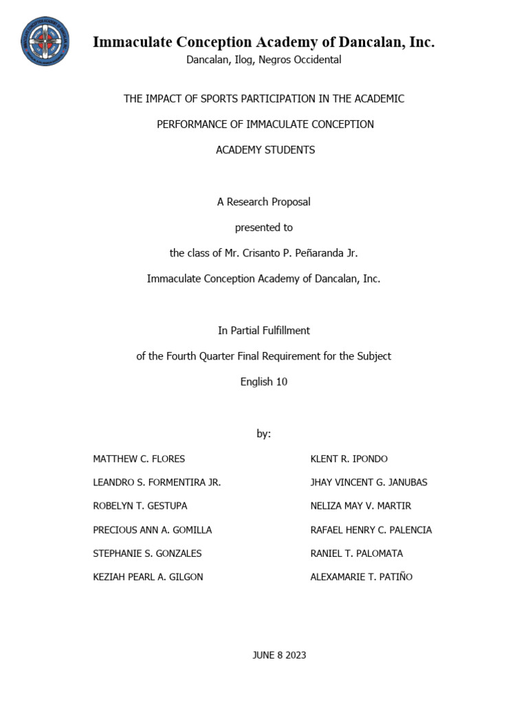 Sample Research Proposal | PDF | Knowledge | Theory