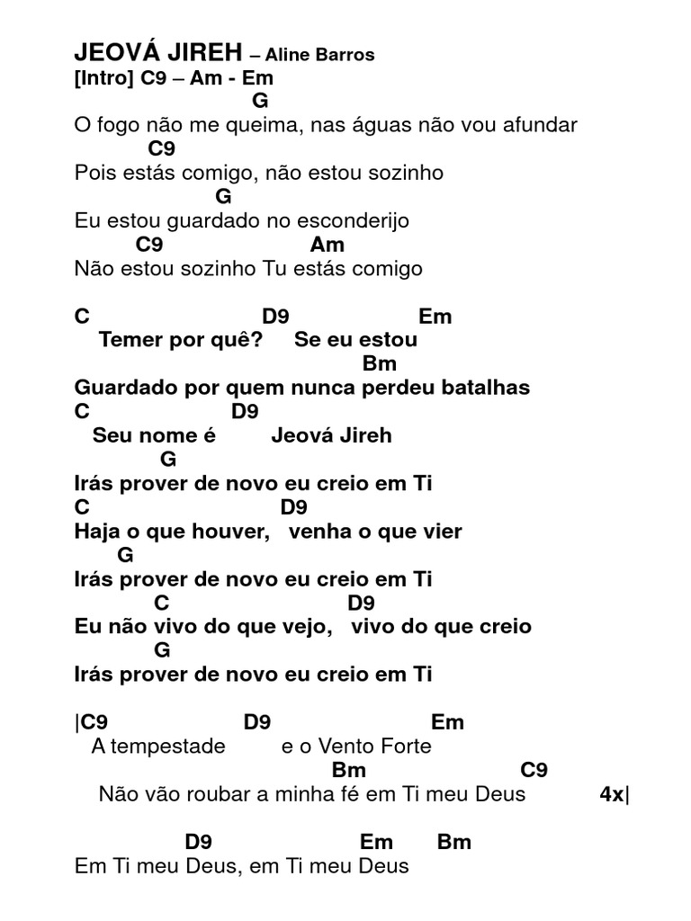 Jeová Jireh | PDF