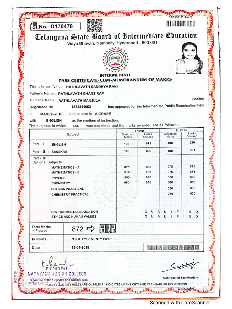 12 Pass Certificates | PDF