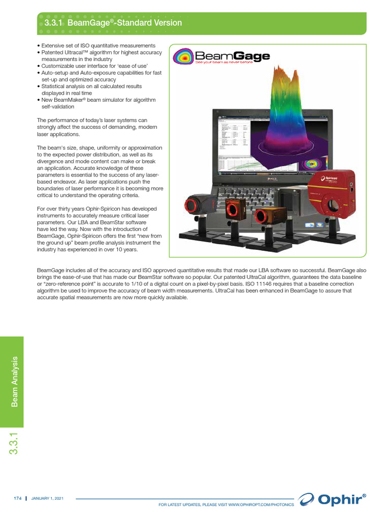 Beam Gage | PDF | Graphical User Interfaces | Signal To Noise Ratio