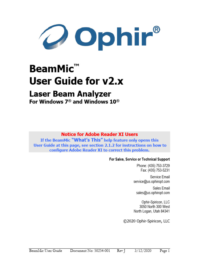 BeamMic User Guide - 0 | PDF | Window (Computing) | Microsoft Windows