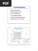 Miller Indices for Crystallographic Planes | PDF | Crystal Structure ...