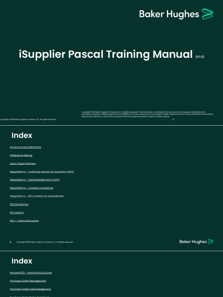 Isupplier Pascal Training Manual-V7 | PDF | Invoice | Computing