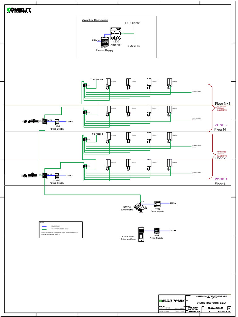 Audio Intercom SLD User Manual | PDF | Mains Electricity | Electrical ...