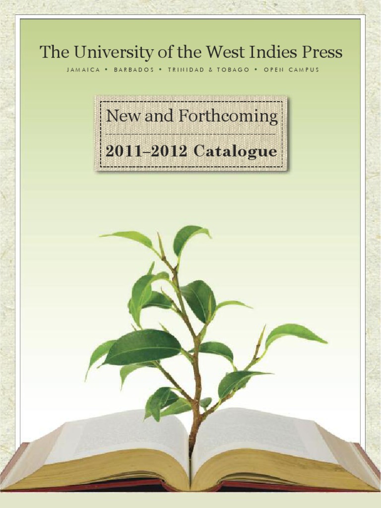UWI Press Catalogue 2011-2012 | PDF | Anansi | Jamaica