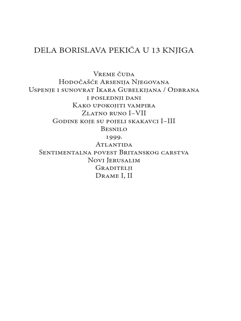 Pekic | PDF