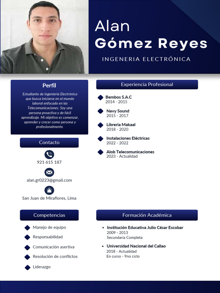 Curriculum Alan | PDF