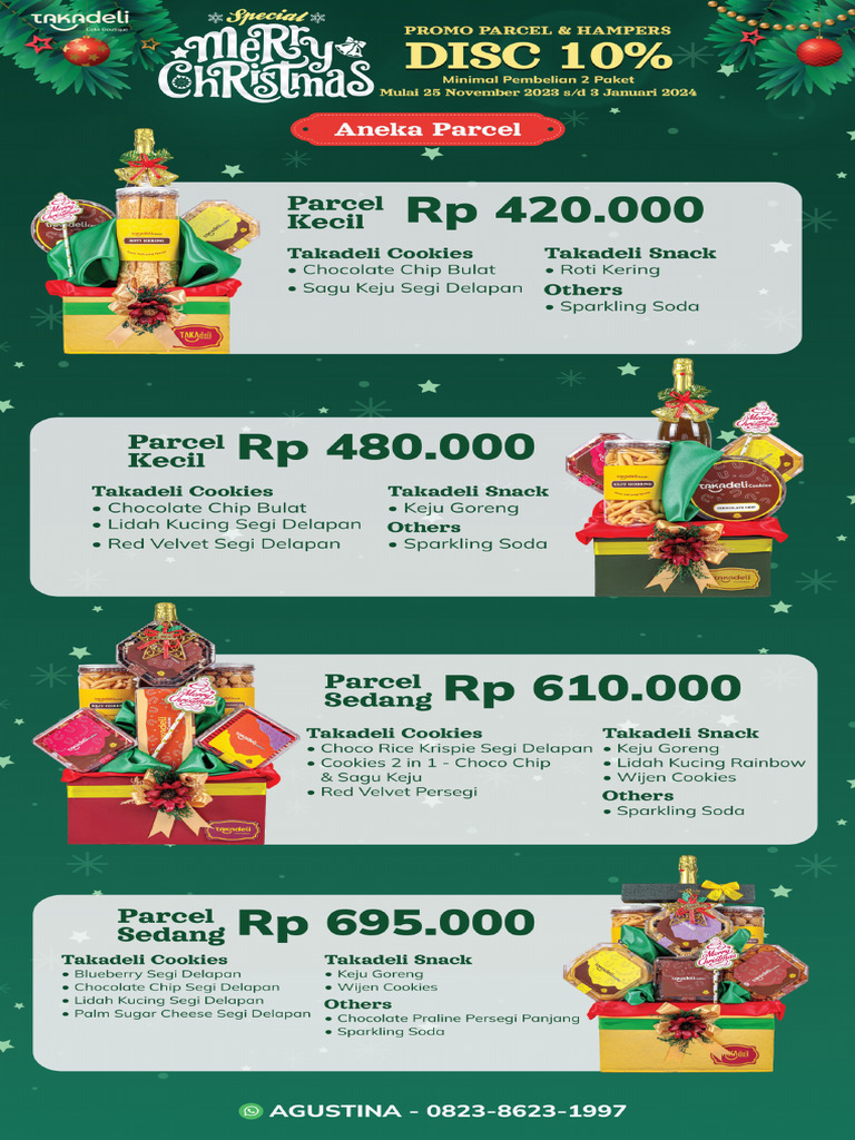 Parcel & Hampers Natal 2023 | PDF