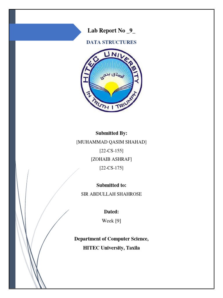Lab 9 Dsa | PDF