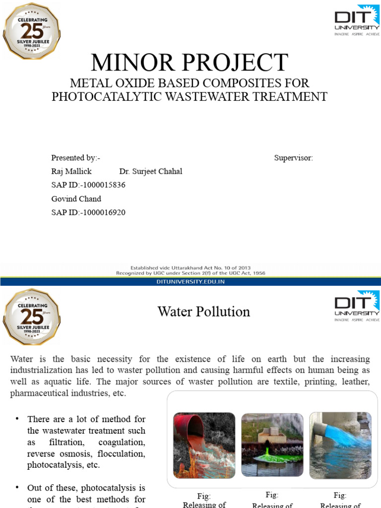 Introduction To Minor Project | PDF | Physical Chemistry | Chemistry