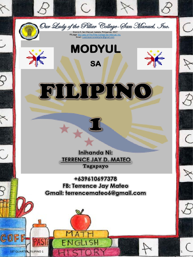 Filipino Grade 1 First Grading | PDF