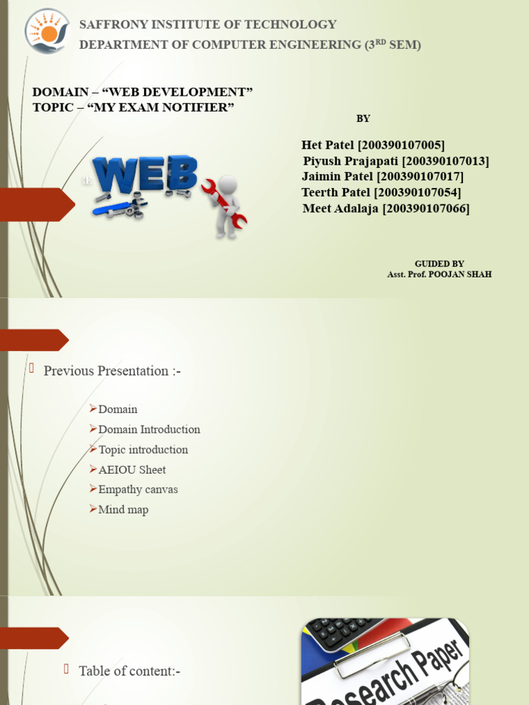 Presentation 1 | PDF | World Wide Web | Internet & Web