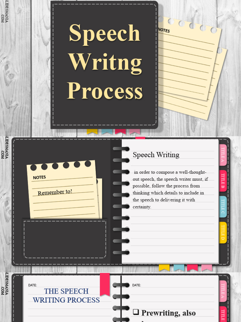 Speech Writing Process | PDF | Proofreading | Written Communication