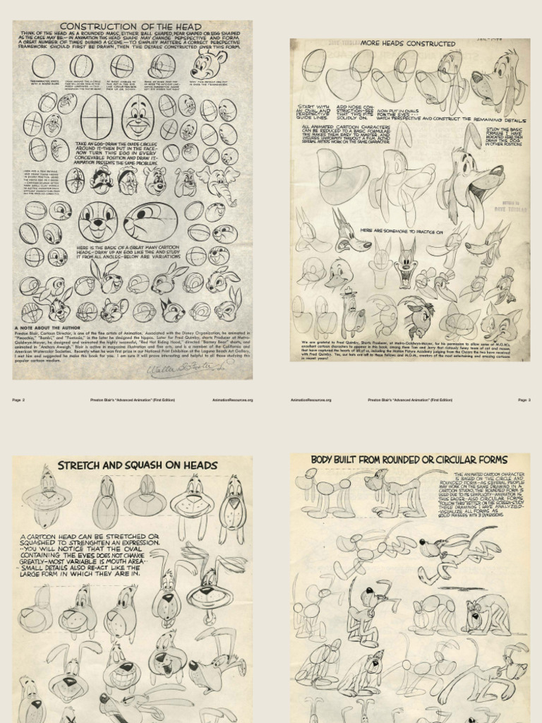 Preston Blair - Advanced Animation - Animación 2D | PDF